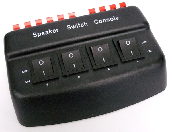 Loudspeaker Selector Switch - 4 Way 50 Watts Max Output - Sound ...