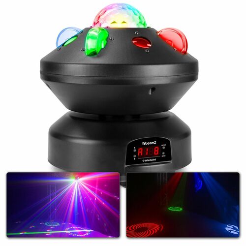 Whirlwind 3-in-1 LED Effect with DMX - Sound Division & Surplustronics
