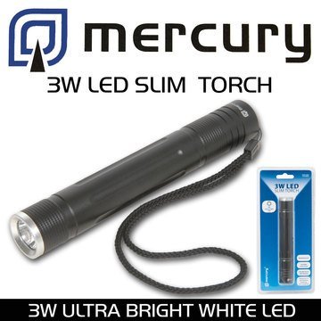 Torch Slim Bright 3Watt LED Slim Line body - SALE - Sound Division ...