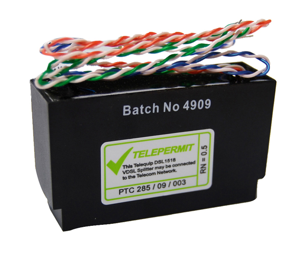 Master Hard Wired XDSL In Line Filter For Telephone Splits ADSL-VDSL ...